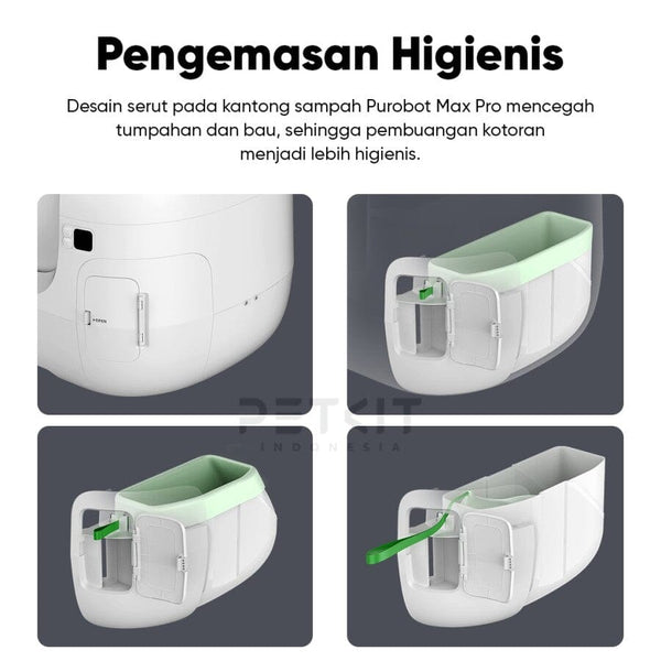 PETKIT Toilet Kucing Purobot Max Pro Automatic Cat Litter– Pet Republic ...