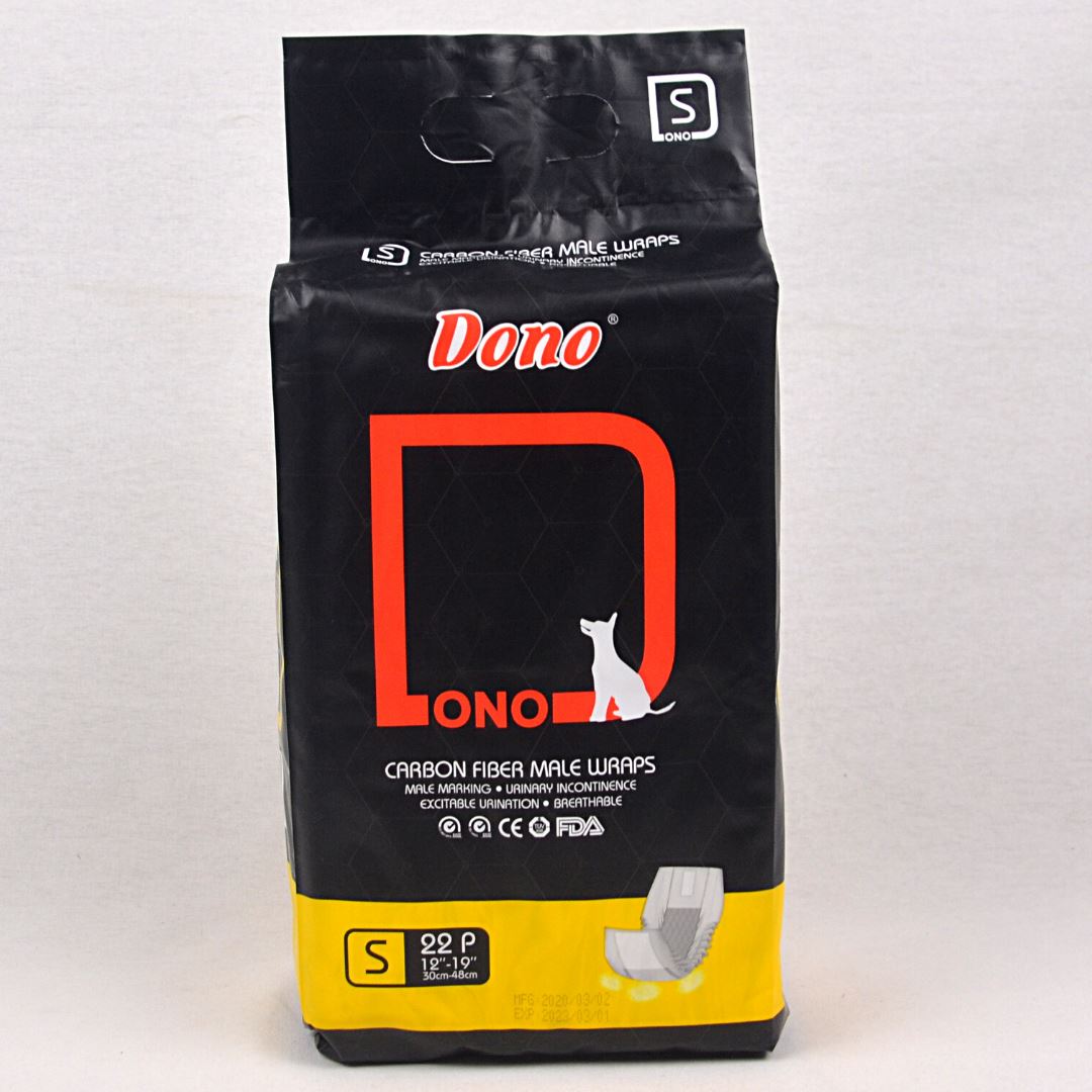 DONO Disposable Male Diaper Carbon Fiber– Pet Republic Indonesia