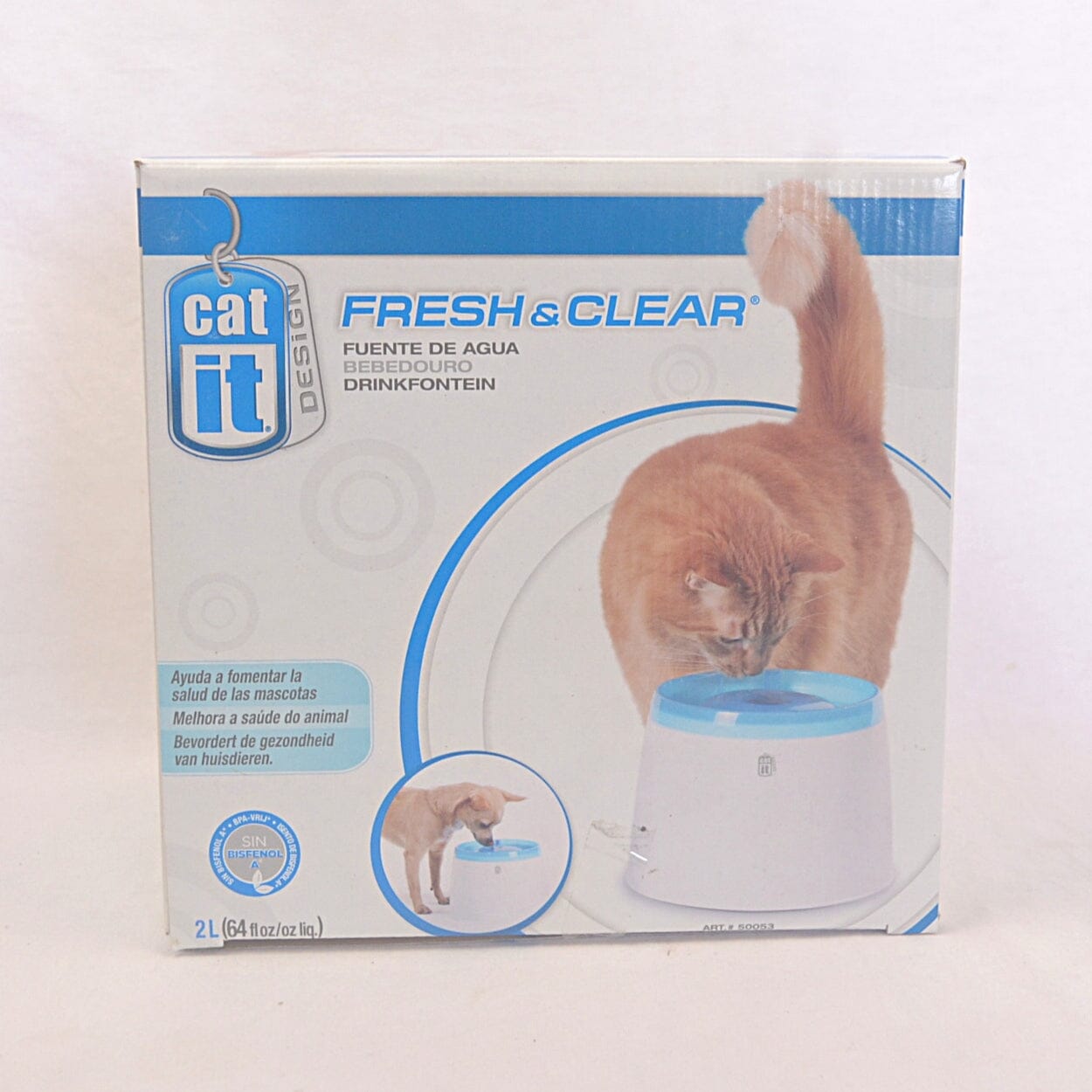 HAGEN 50053 Tempat Minum Otomatis CATIT Fresh Clean Drinking Fountain ...